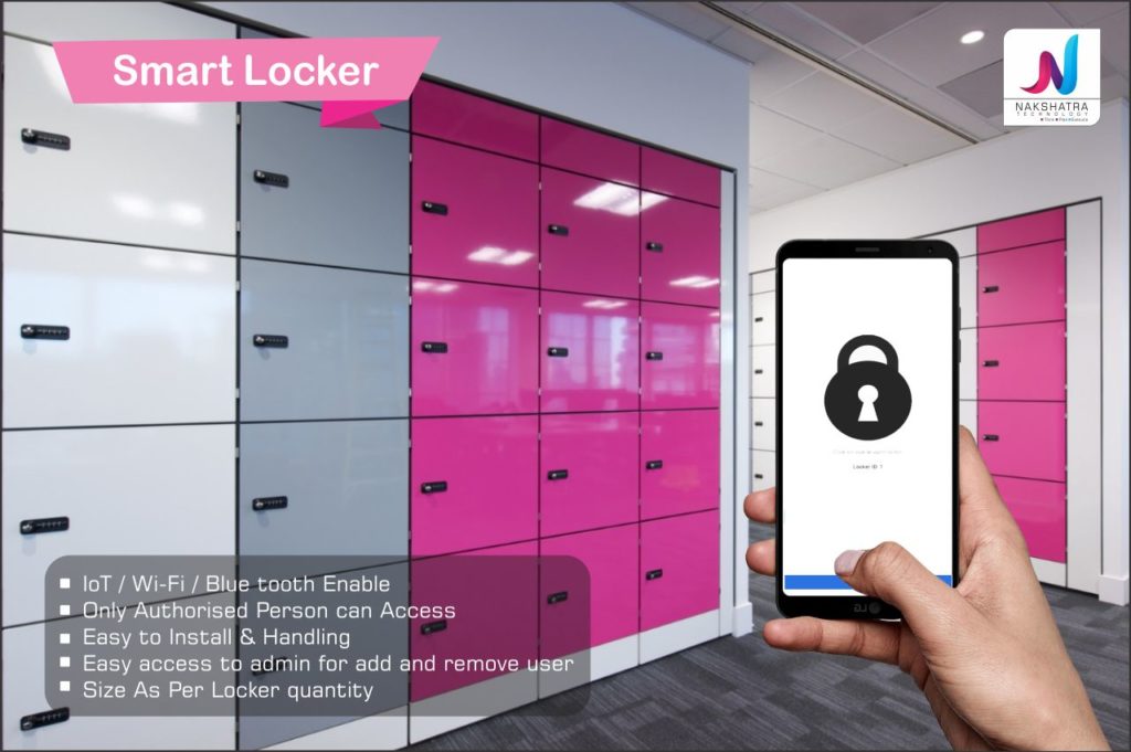 Mobile Controlled Employee Lockers - Nakshatra Technology
